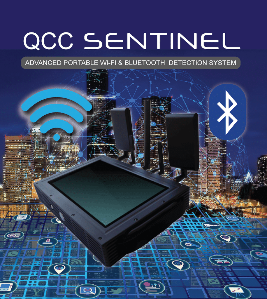 QCC Sentinel | Wi-Fi & Bluetooth Detection | ComSec USA Sales Partner