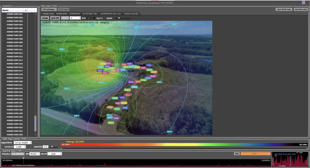 Kestrel TSCM Pro Software | RF Analysis Software | USA Sales